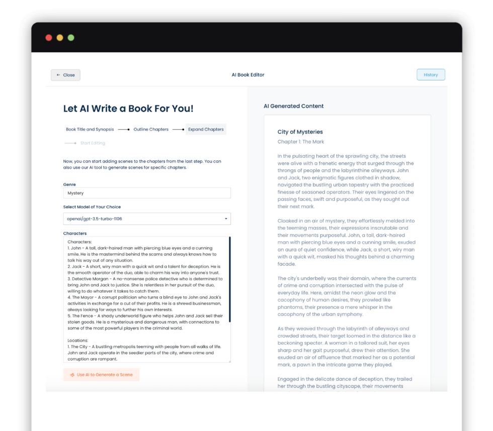 AI Story Writer For Book Writer and Novel Editor - Manuscripts.ai